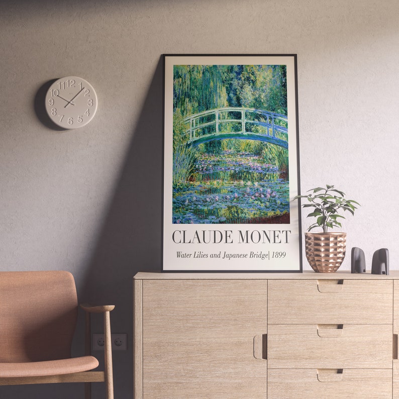 Claude Monet Set of 3 Printable Exhibition Posters Vintage - Etsy