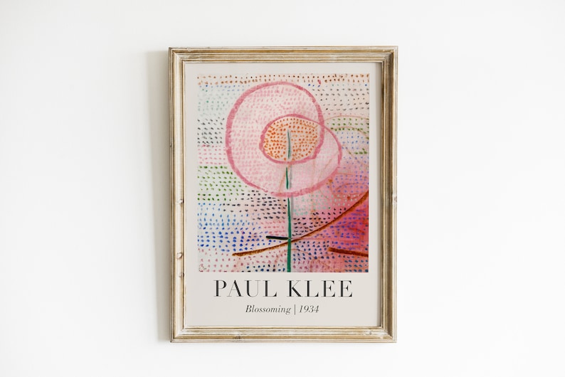 Paul Klee Blossoming Art Print Vintage Paul Klee Wall Art - Etsy