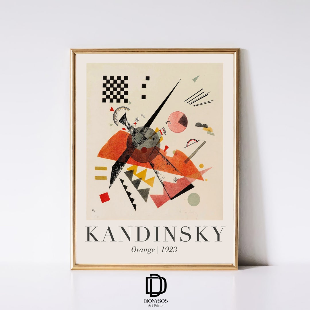Wassily Kandinsky Art Print, Vintage Kandinsky Exhibition Poster ...