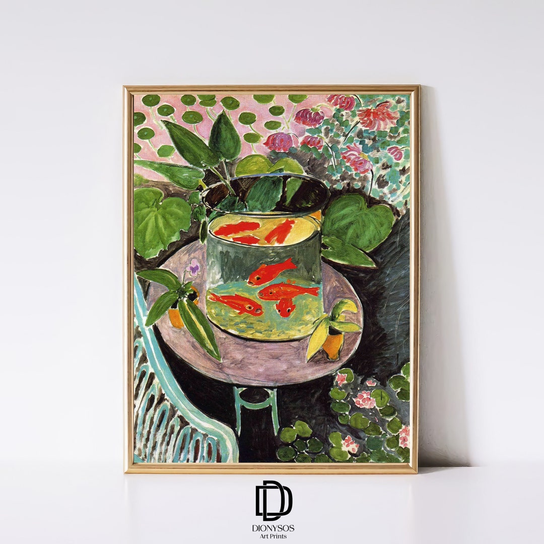 Matisse Goldfish Art Print, Artful Matisse Wall Art, Henri Matisse ...