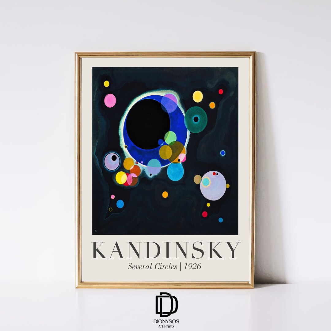 Wassily Kandinsky Printable Wall Art, Vintage Museum Exhibition Poster ...