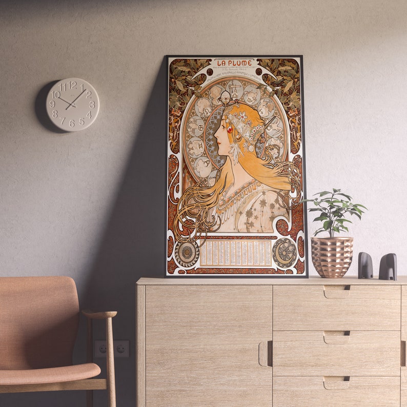 Alphonse Mucha Set of 3 Printable Exhibition Posters - Etsy