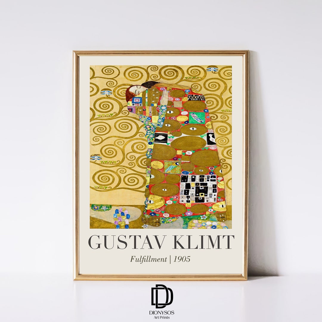 Gustav Klimt Printable Wall Art, Vintage Klimt Exhibition Poster ...