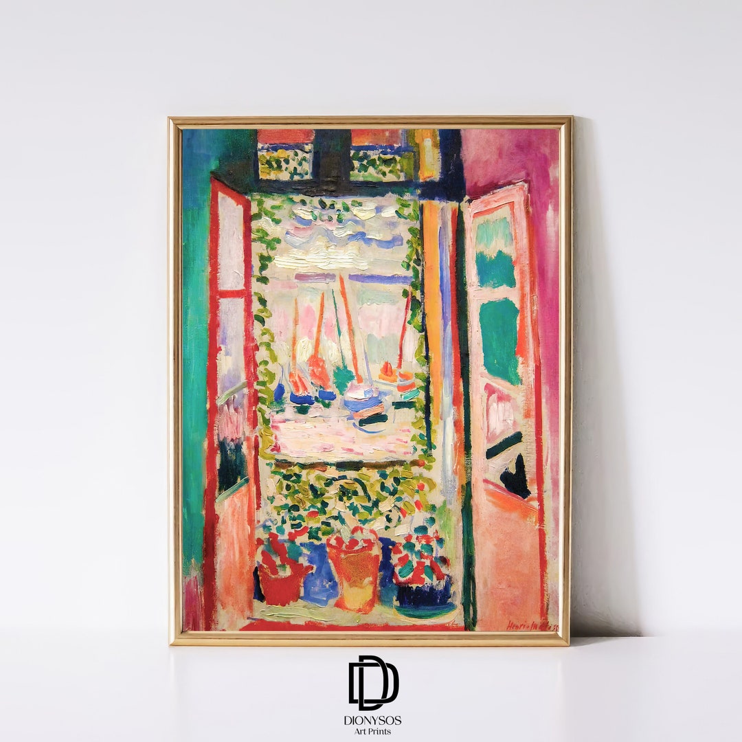 Matisse the Open Window Print, Fauvism Exhibition Poster (digital ...