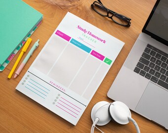 Study Tracker Cute - Etsy
