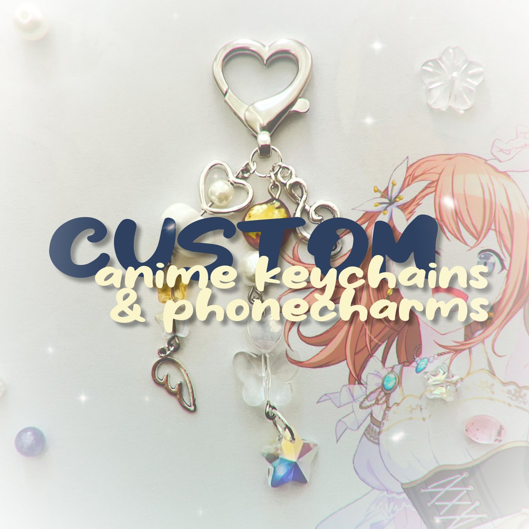 Custom Anime Keychain or Phone Strap / Charm / Project Sekai / Handmade ...