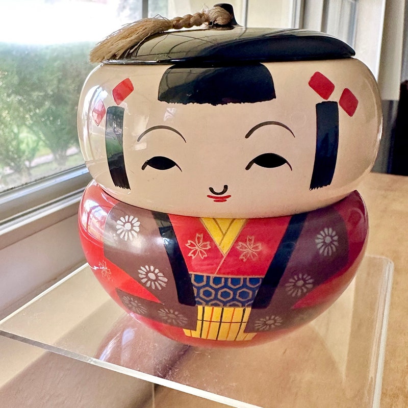 Japanese Kokeshi Box - Etsy