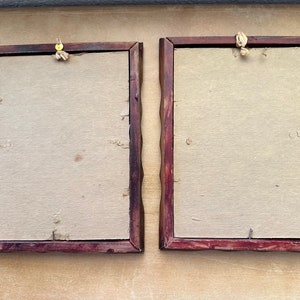 Miroir Des Modes French Wood Framed Pair of 1800s Women Fashion Prints ...