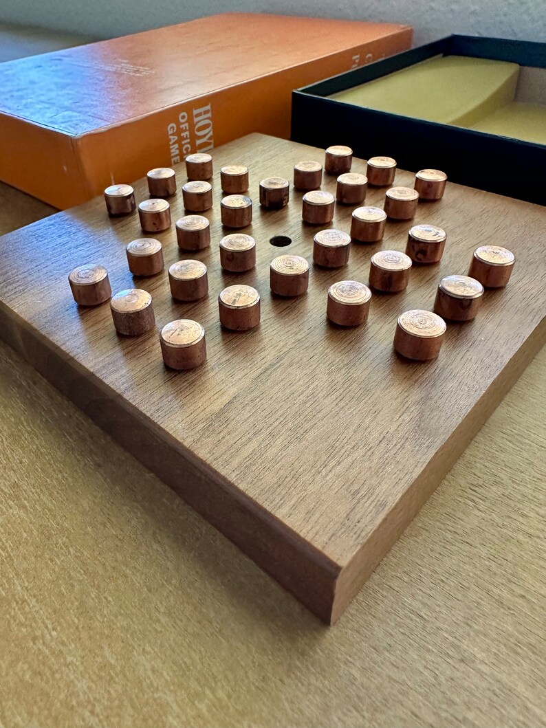 Cross Cross Old Time Stimulating Peg Puzzler the Cross Game by Hoyle ...