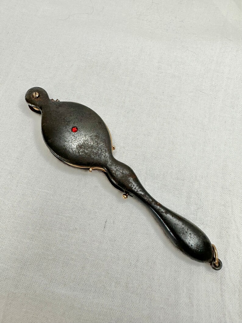 14k Gold Rimmed Folding Lorgnette Opera Spectacle Glasses in - Etsy