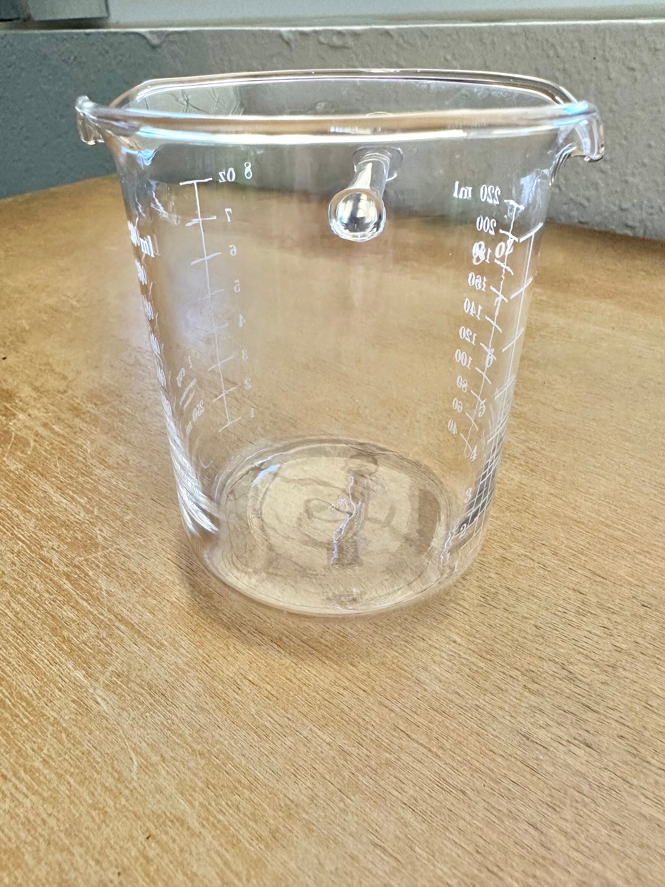 Glass Science Lab Beaker Double Spout Pour With Handle 250ml - Etsy