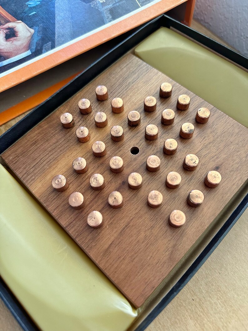 Cross Cross Old Time Stimulating Peg Puzzler the Cross Game by Hoyle ...