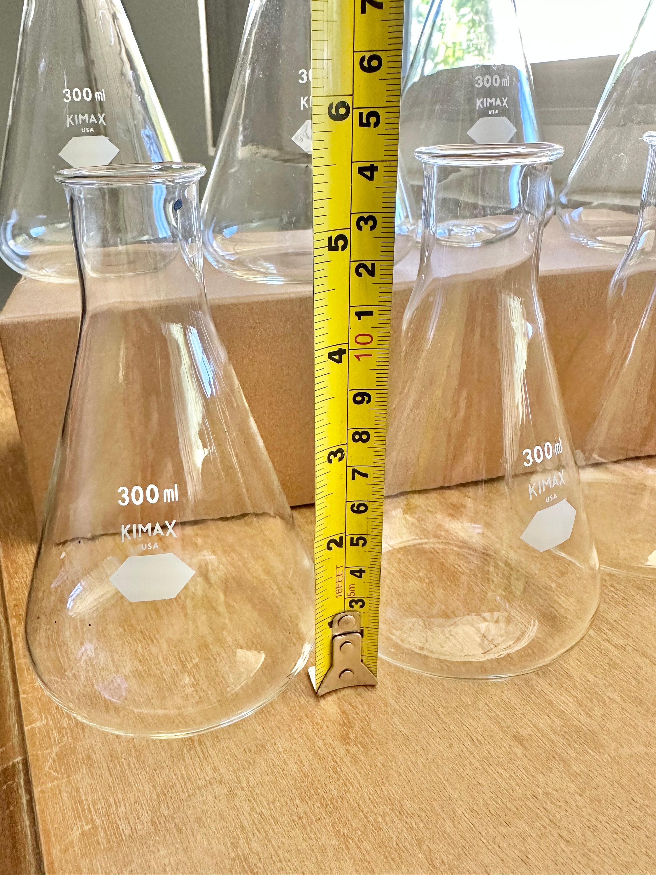 Kimax Erlenmeyer Conical Flask Vintage Science Lab Equipment - Etsy