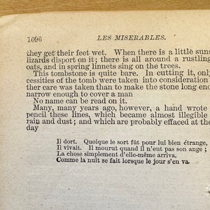 Les Miserables by Victor Hugo Complete in One Volume John Lovell Co ...