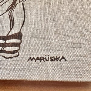 Marushka 16” Seashore Scallop Shell Screen Printed Art on Linen ...