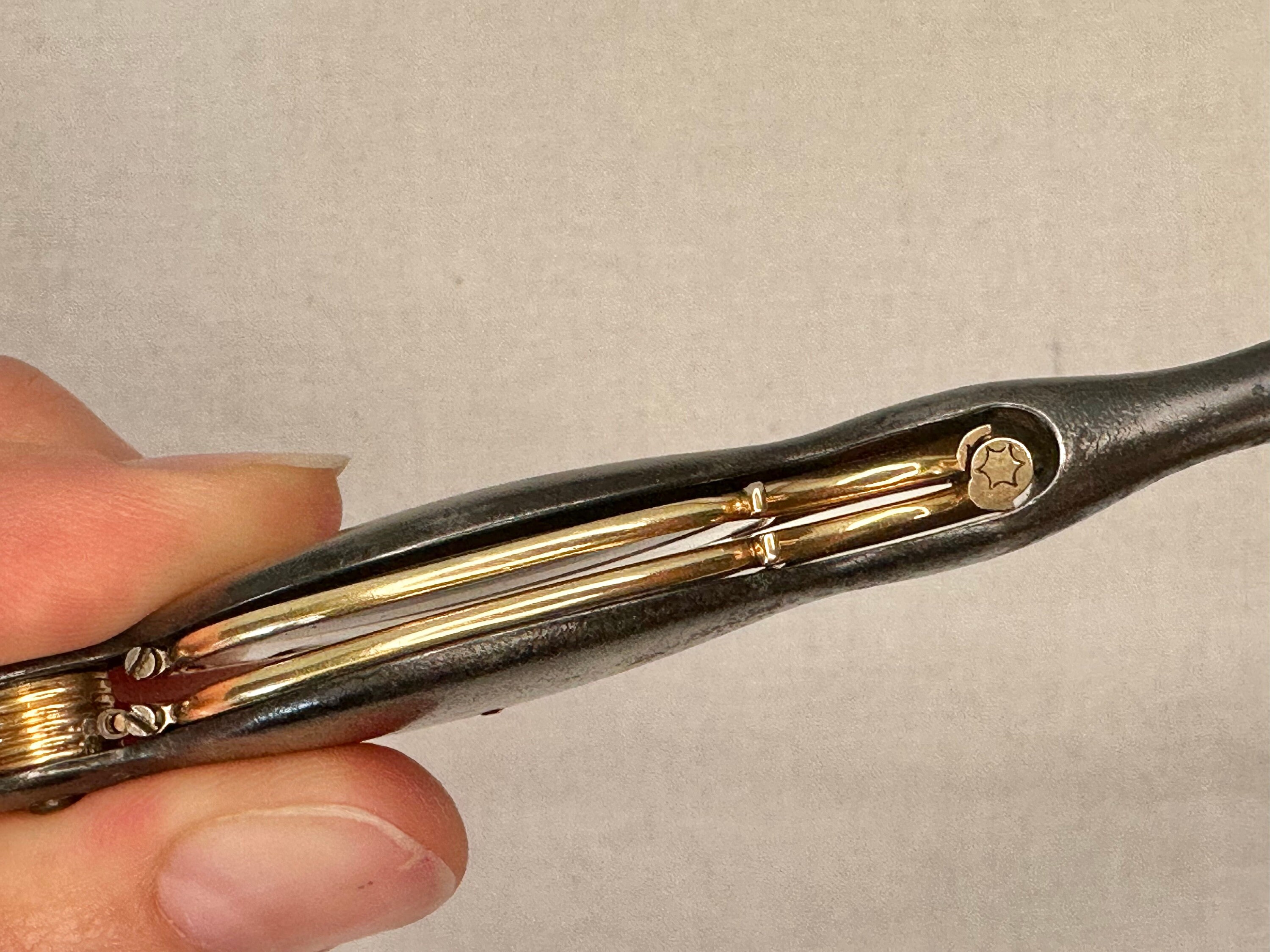 14k Gold Rimmed Folding Lorgnette Opera Spectacle Glasses in - Etsy