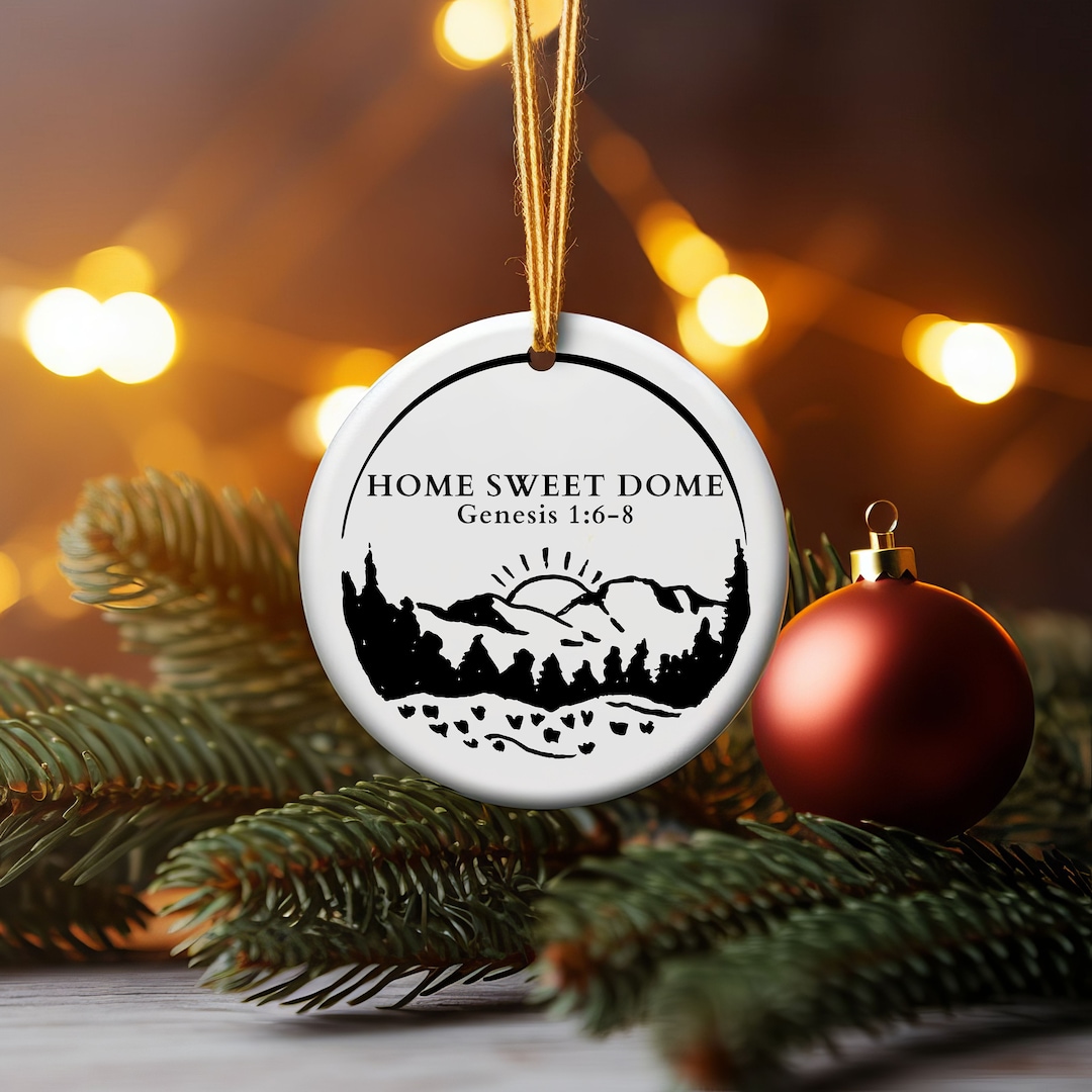 Flat Earth Christmas Ornament for Flat Earther Gift Holiday Season Home ...