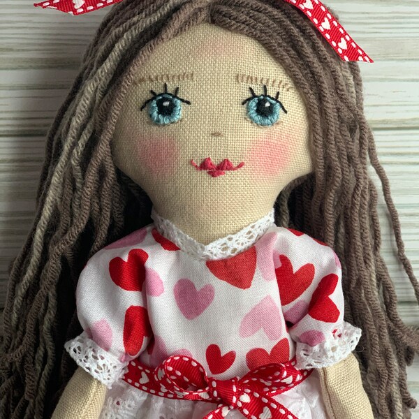 Valentine Doll - Etsy
