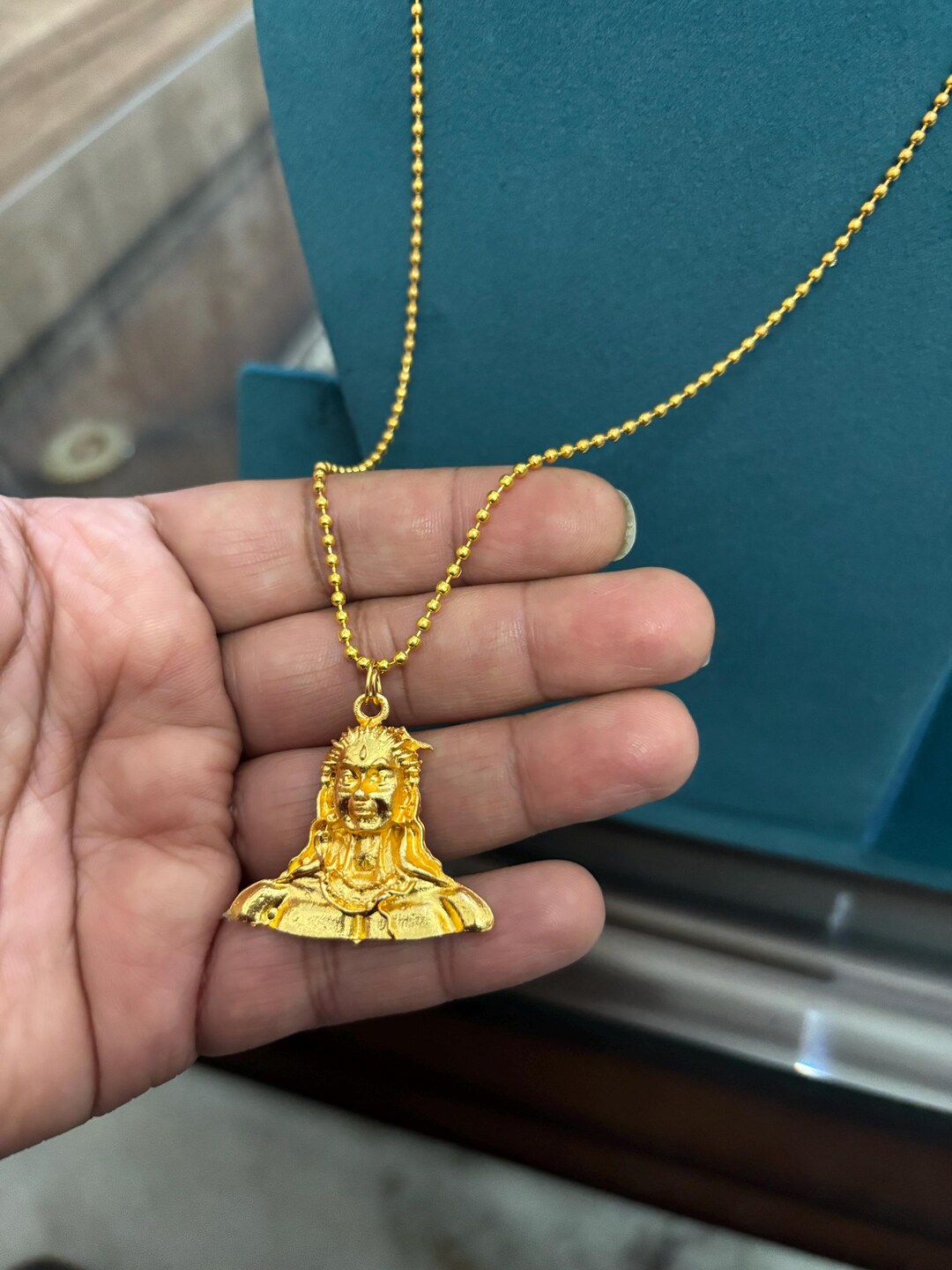 Gold Plated Indian Lord Shiva Pendent Gold Plated Shiva Pendent for ...