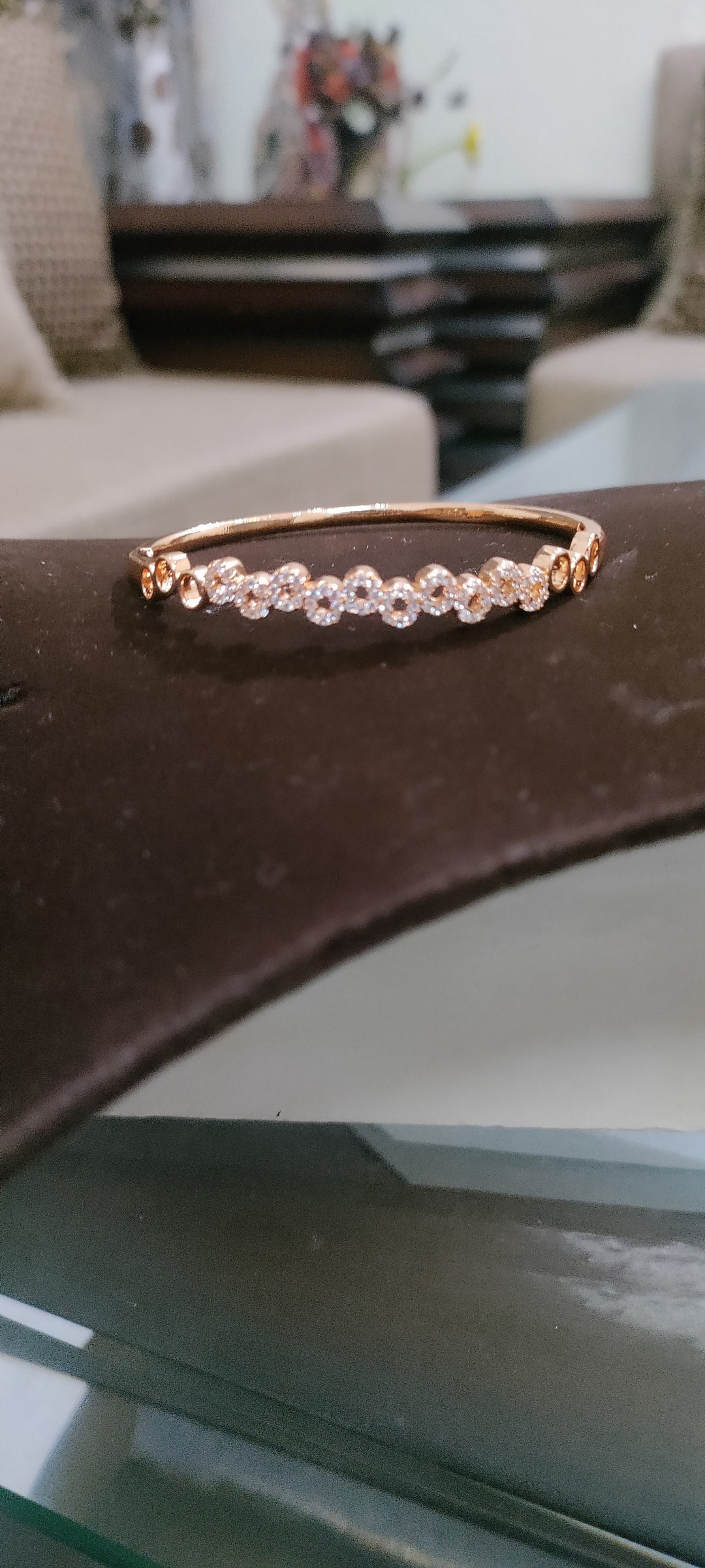 Indian Handmade Bollywood Bangles Lac Latkan AD Jhumka Bangles /silver ...