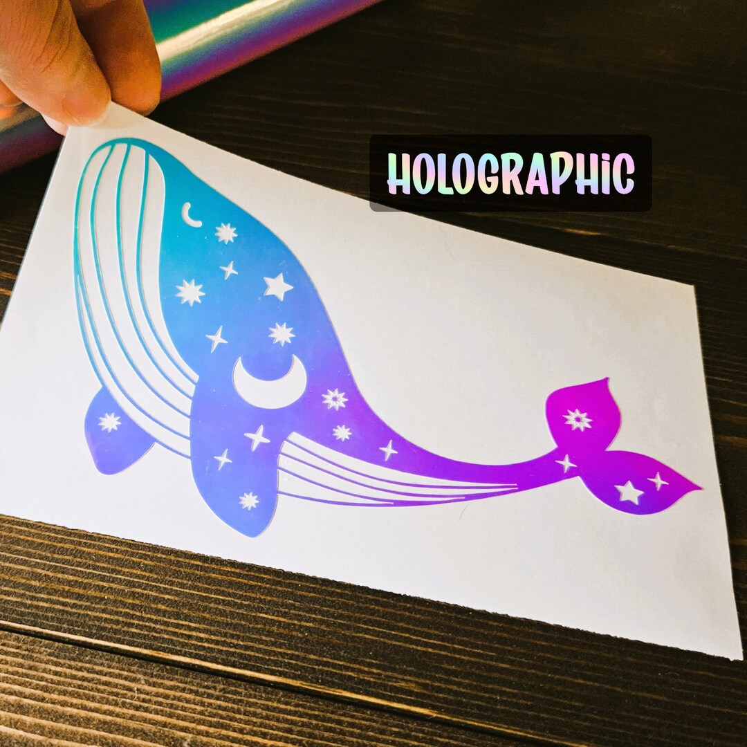 Whale Sticker for Car Bumper Sticker Space Whale Window Stickers for ...