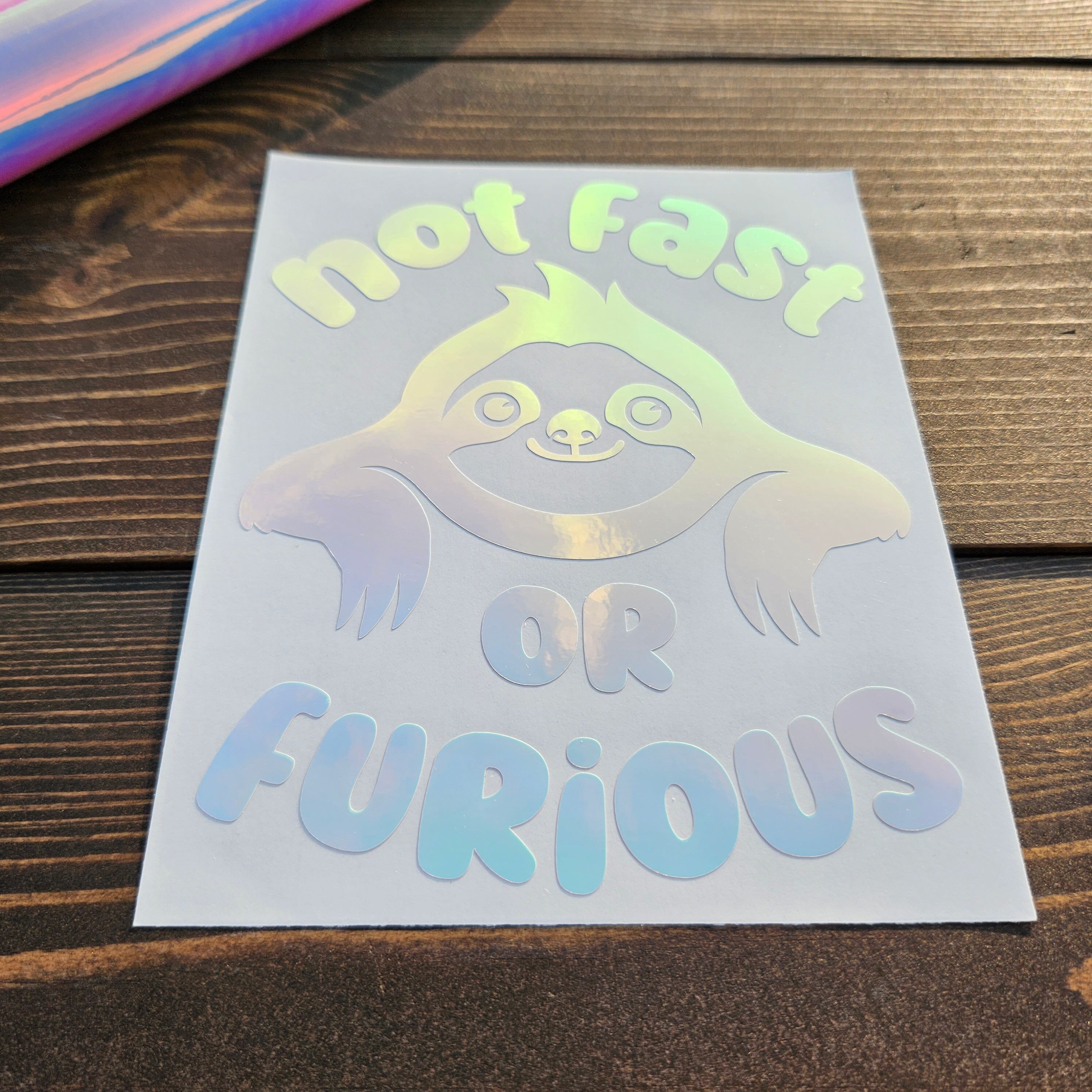 Sloth Car Decal Sticker for Car Bumper Sticker Cute Sloth Car - Etsy