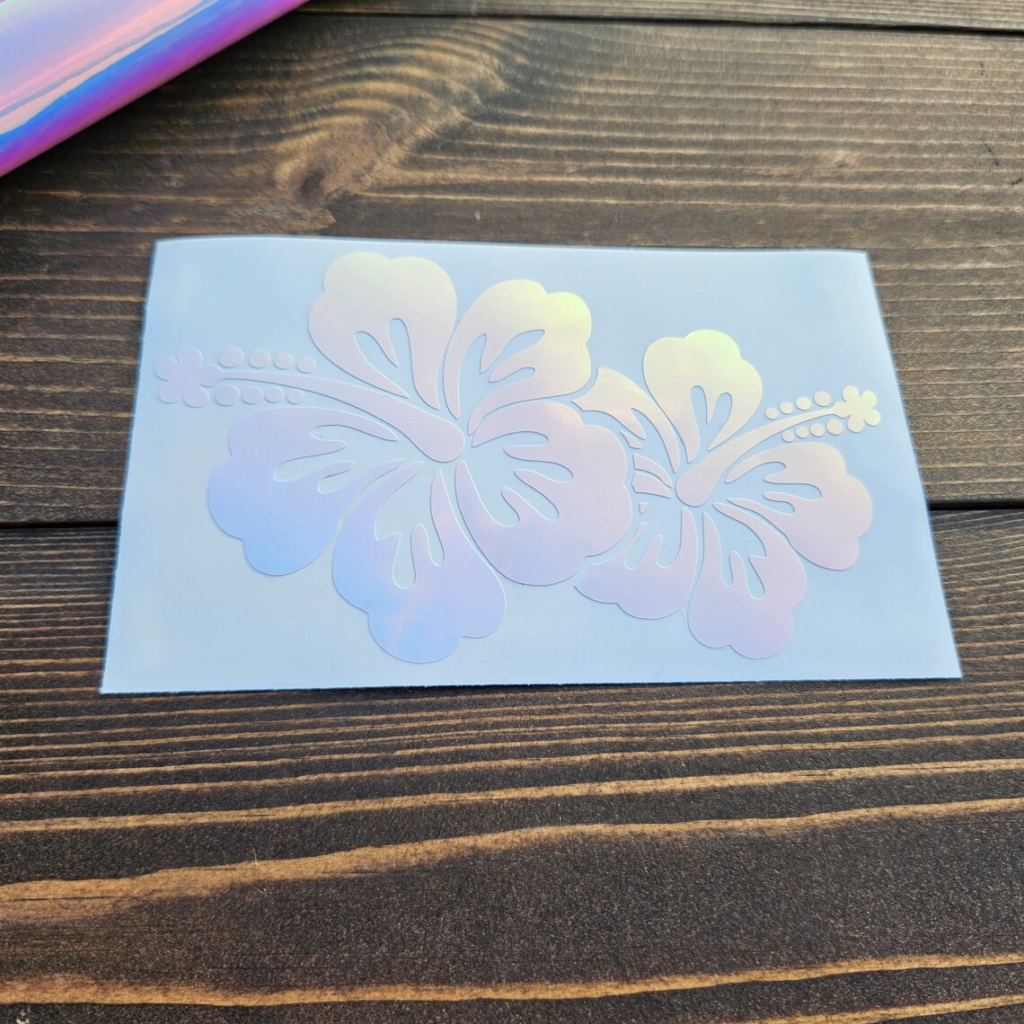 Hawaiian Flower Decal for Car Window Stickers for Car Bumper - Etsy