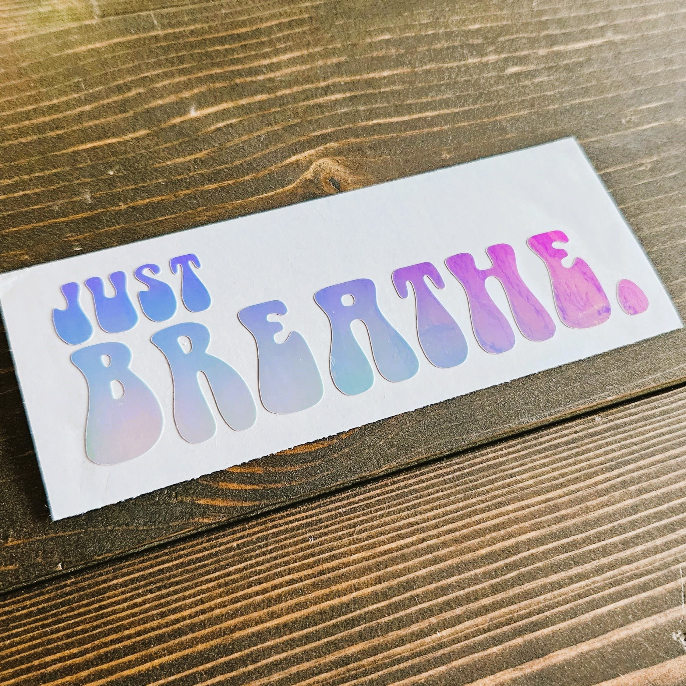 Just Breathe Sticker for Car Decal Stickers for Bumper Sticker - Etsy