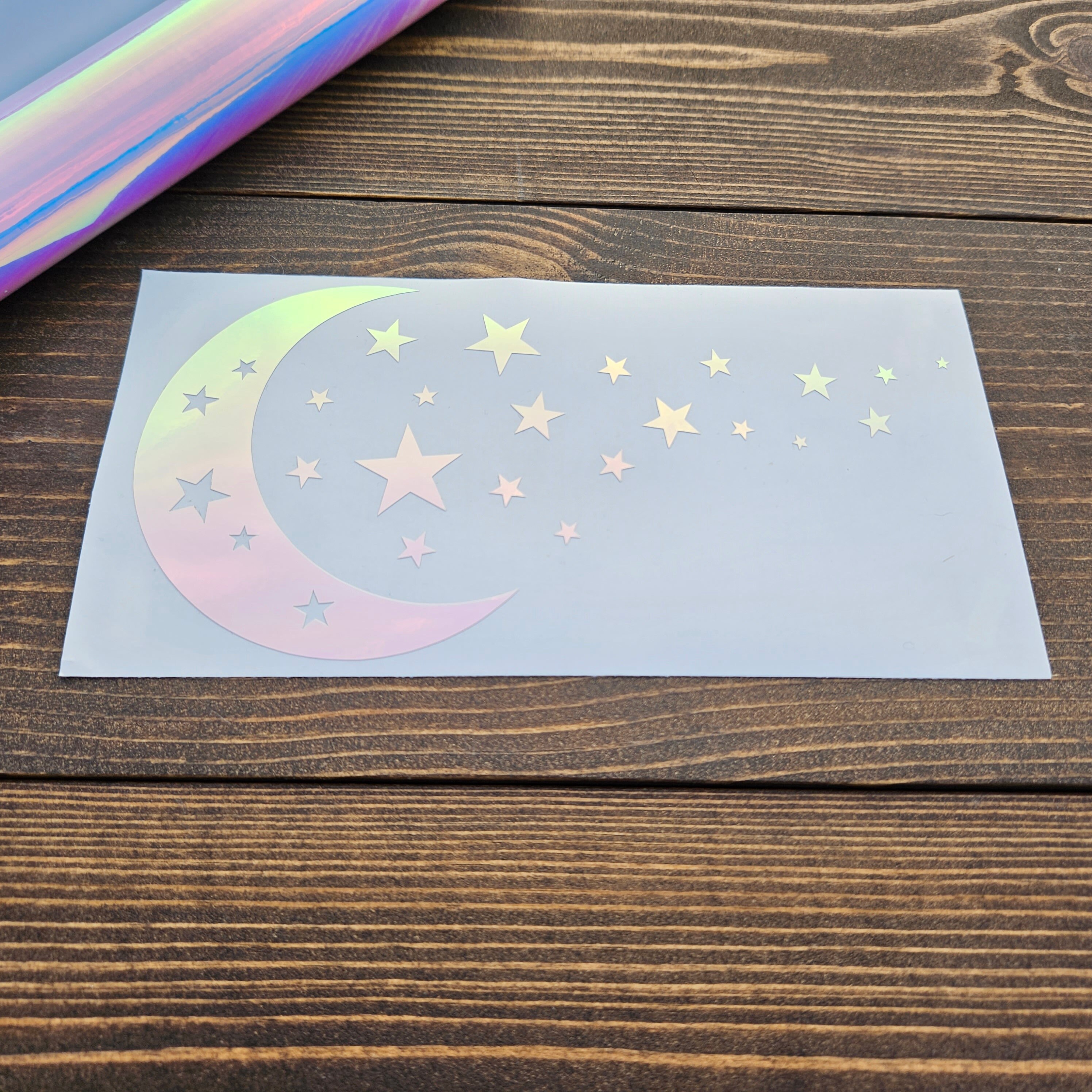 Moon and Stars Car Decal Sticker for Car Bumper Sticker of Moon and ...