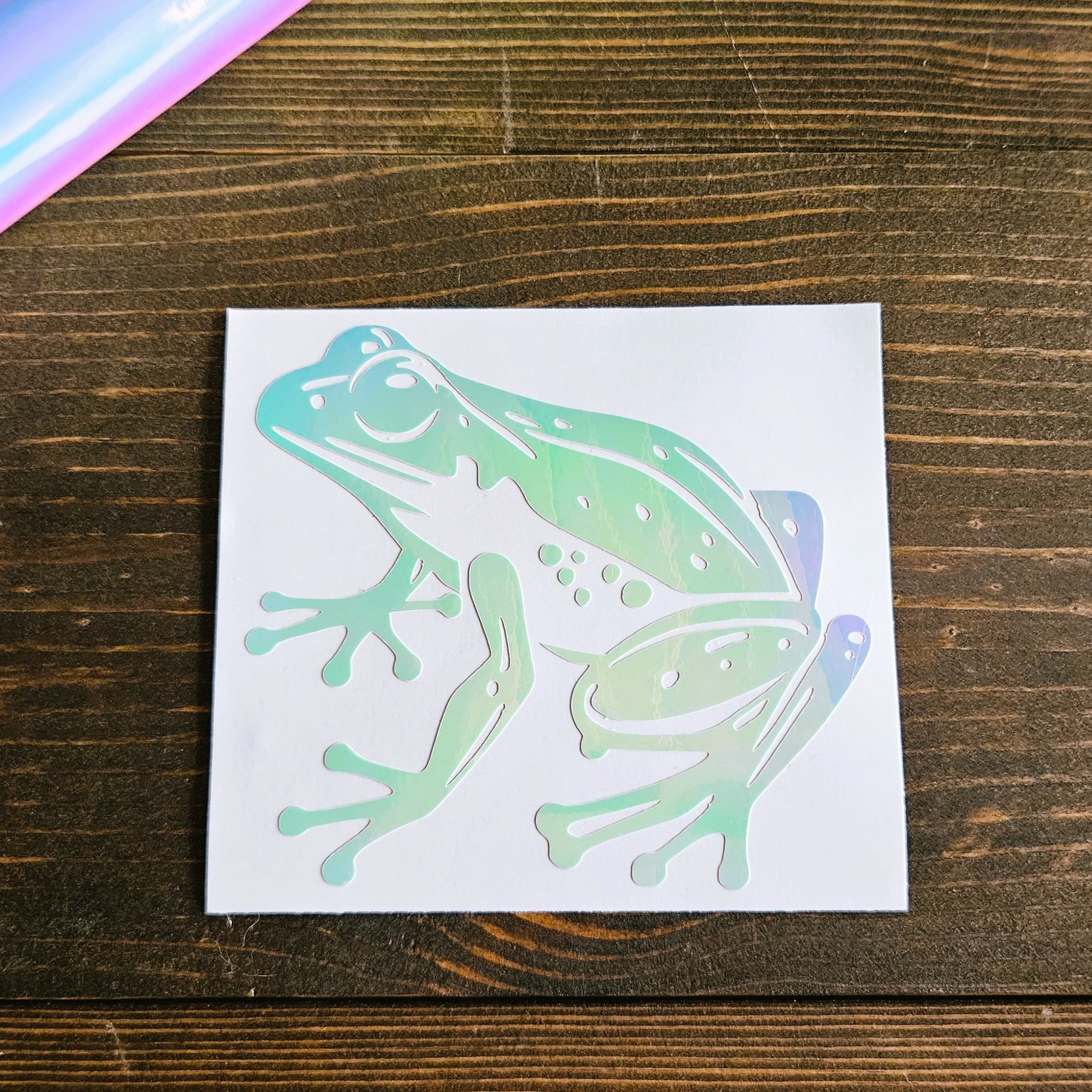 Frog Decal for Car Window Stickers for Car Bumper Sticker Cute - Etsy