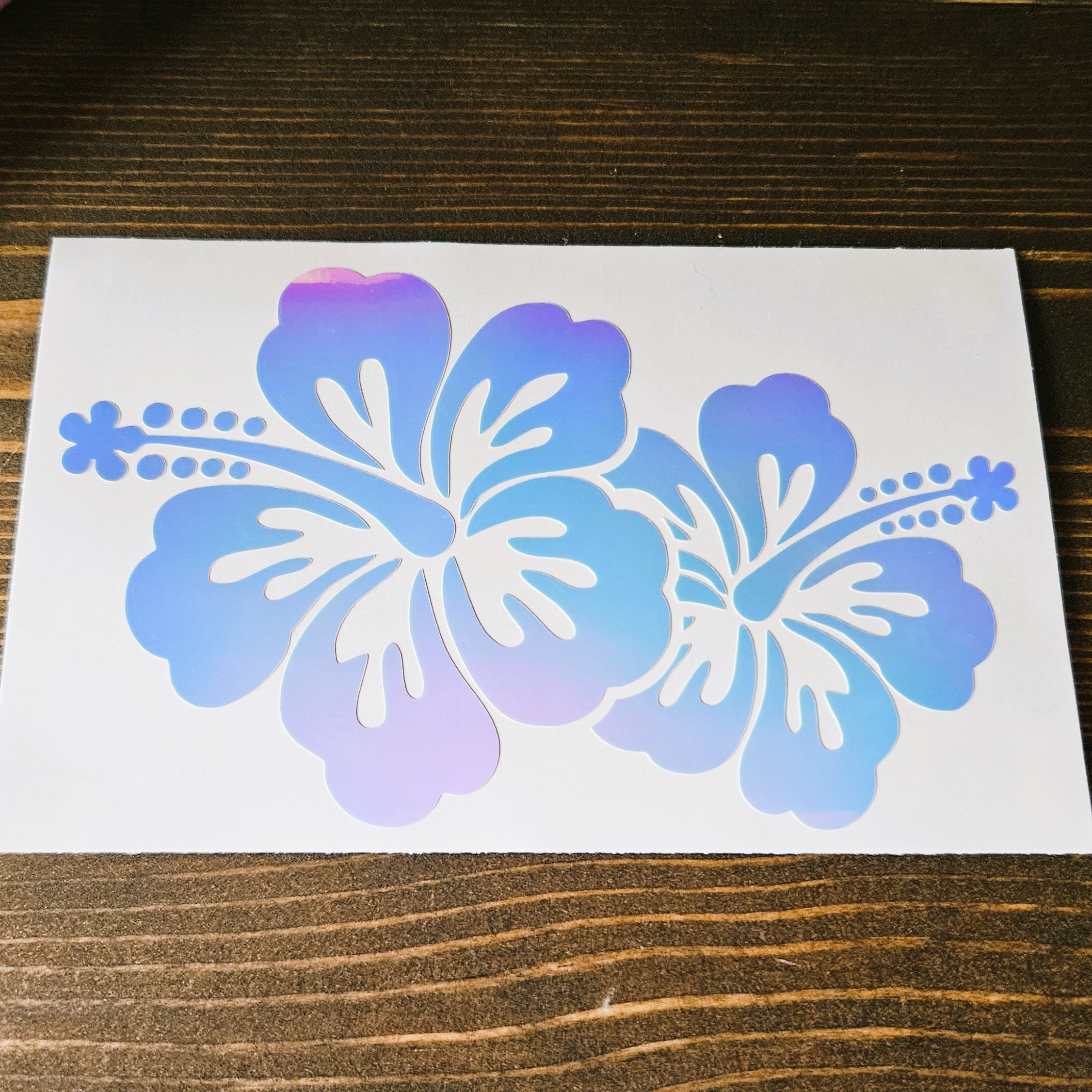 Hawaiian Flower Decal for Car Window Stickers for Car Bumper - Etsy