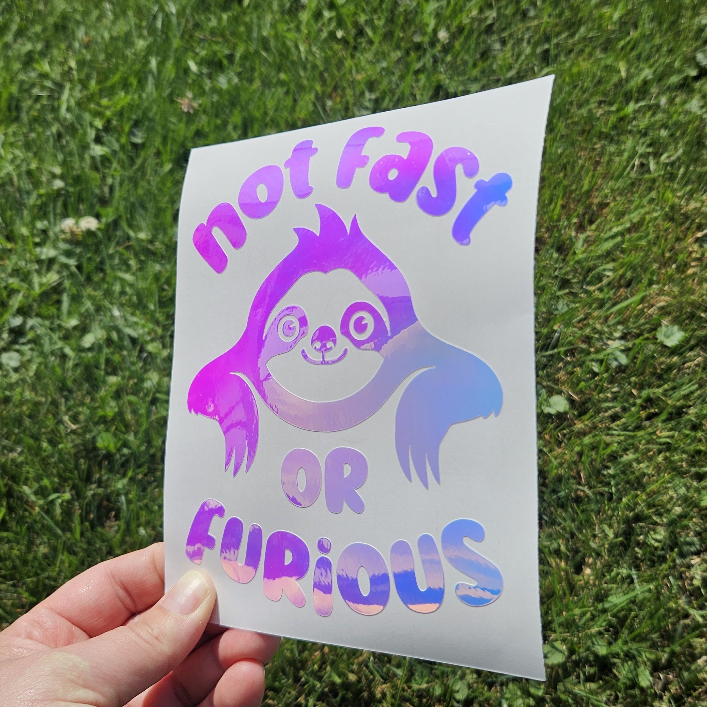 Sloth Car Decal Sticker for Car Bumper Sticker Cute Sloth Car - Etsy