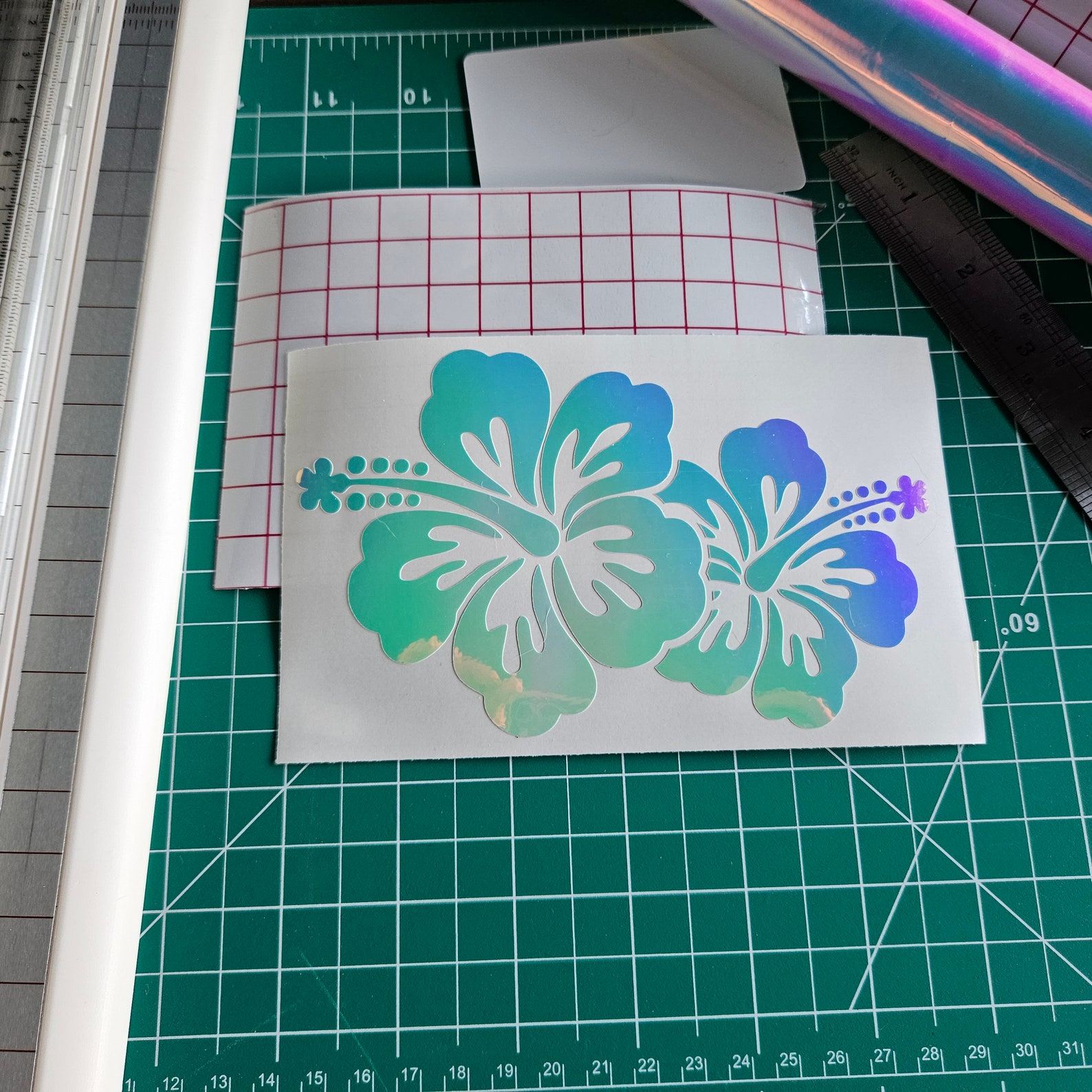Hawaiian Flower Decal for Car Window Stickers for Car Bumper - Etsy