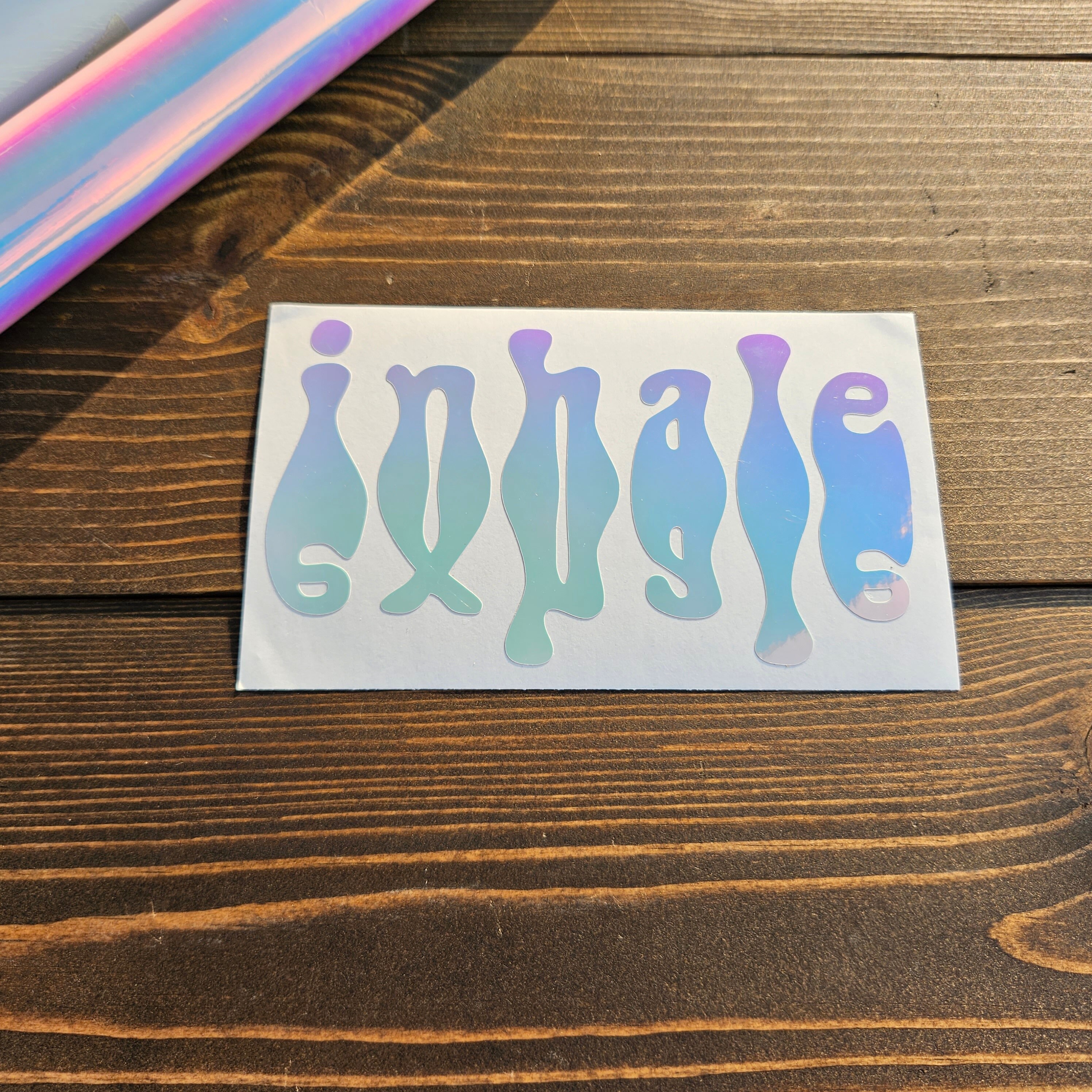 Inhale Exhale Sticker for Car Decal Stickers for Window Decals for Car ...