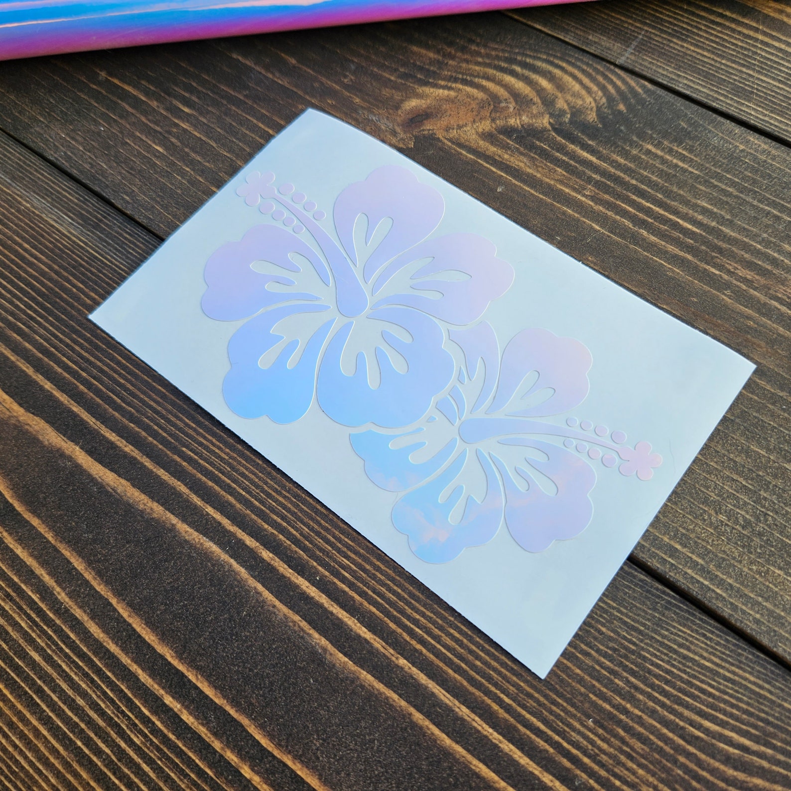 Hawaiian Flower Decal for Car Window Stickers for Car Bumper - Etsy