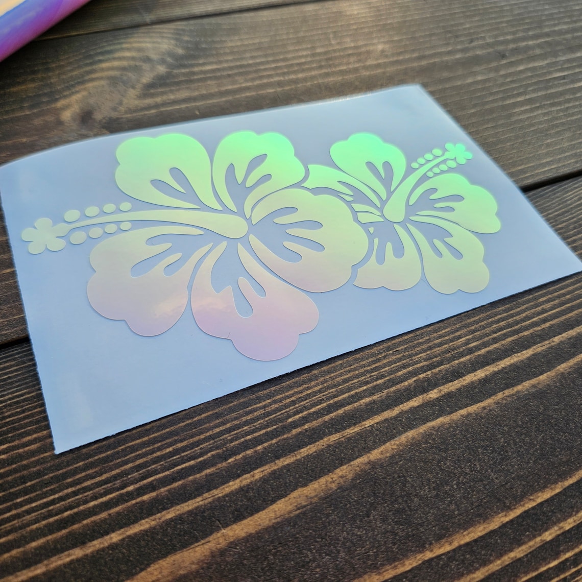 Hawaiian Flower Decal for Car Window Stickers for Car Bumper - Etsy