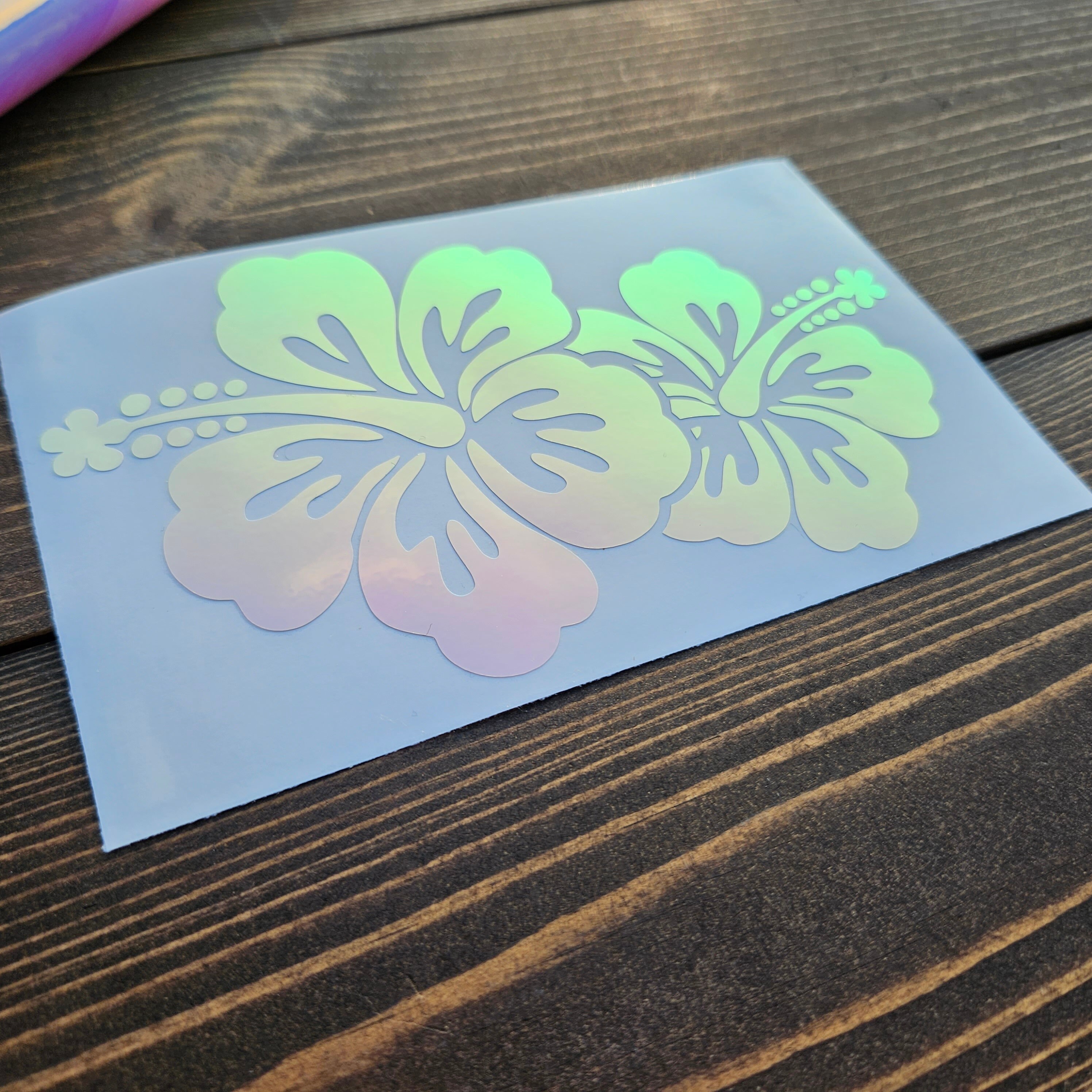 Hawaiian Flower Decal for Car Window Stickers for Car Bumper - Etsy