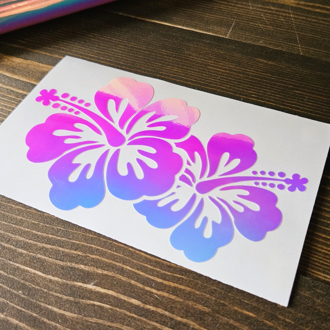 Hawaiian Flower Decal for Car Window Stickers for Car Bumper - Etsy