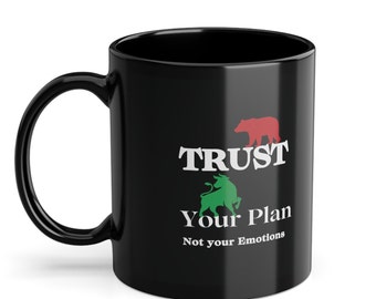 Black Mug Gift for the Stock Market Options Trader Forex - Etsy
