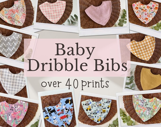Baby Dribble Bibs, Baby Girl Bib, Baby Boy Bib, Dribble Bib, Baby Gifts ...