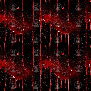 Blood Splatter Seamless Pattern Digital Download Tile Background Horror ...