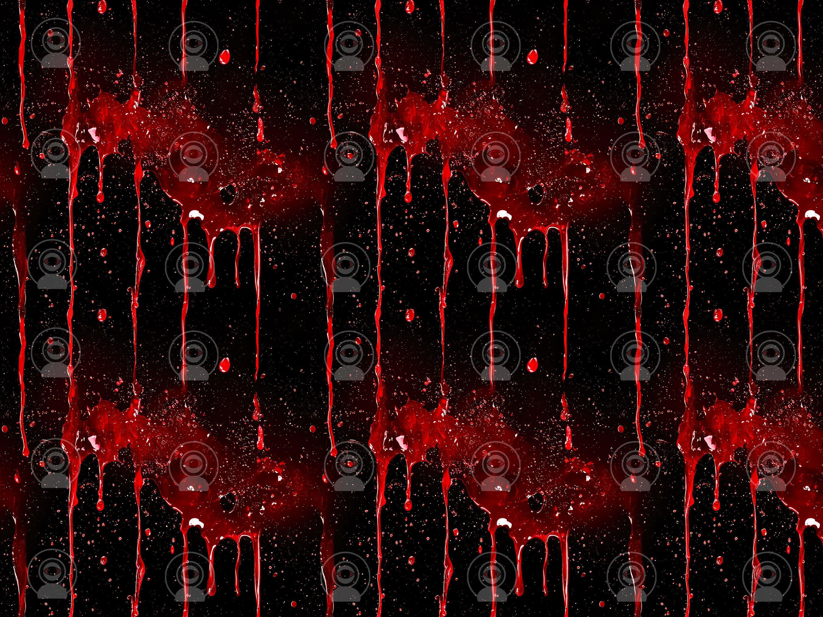 Blood Splatter Seamless Pattern Digital Download Tile Background Horror ...