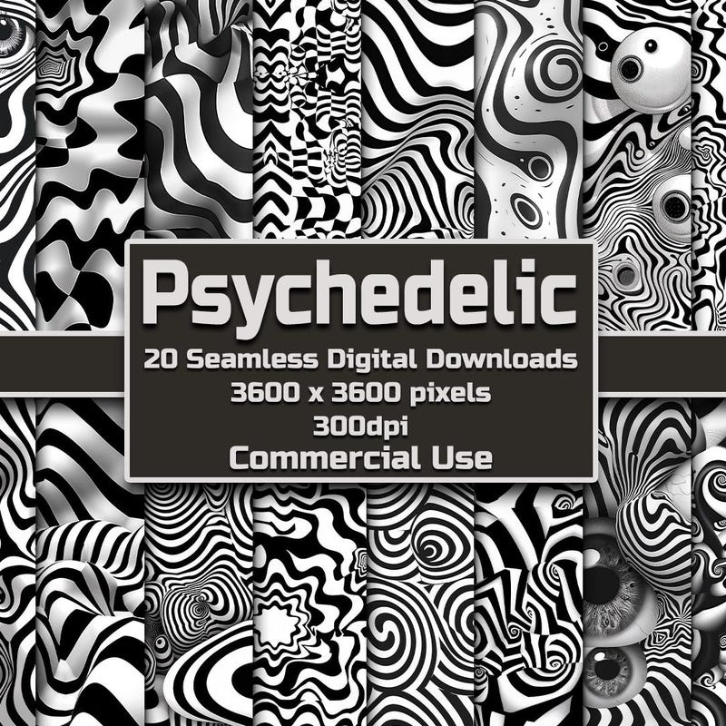 Trippy Fabric - Etsy