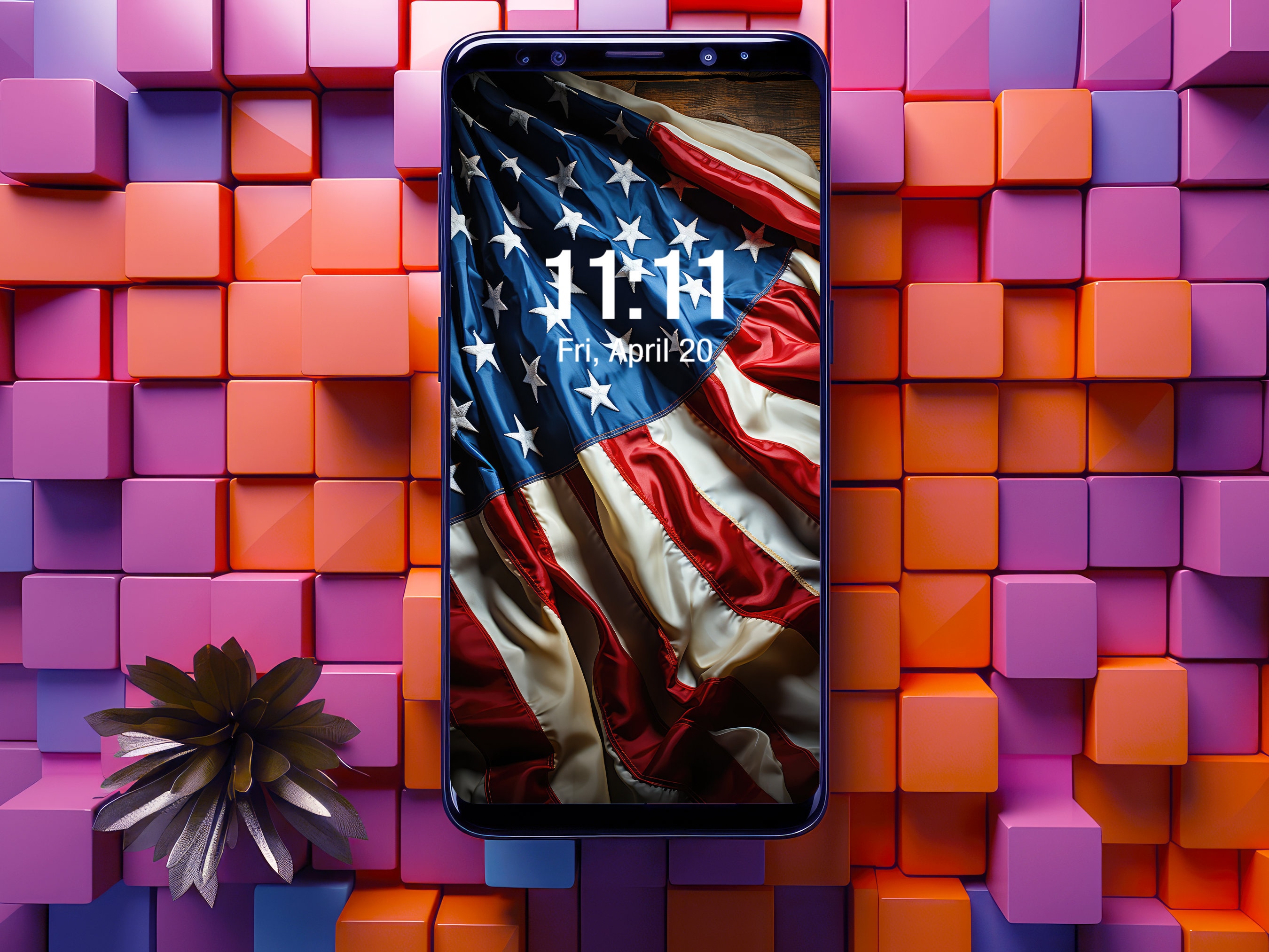 American Flag Phone Wallpaper 12 Digital Download Backgrounds Patriotic ...