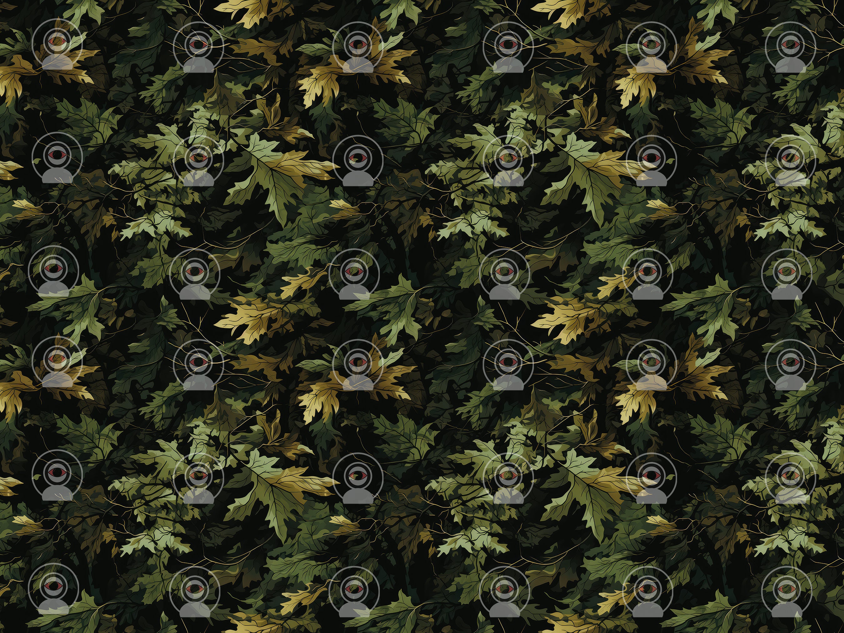 Tree Camo Seamless Pattern Digital Download Tile Background Camouflage ...
