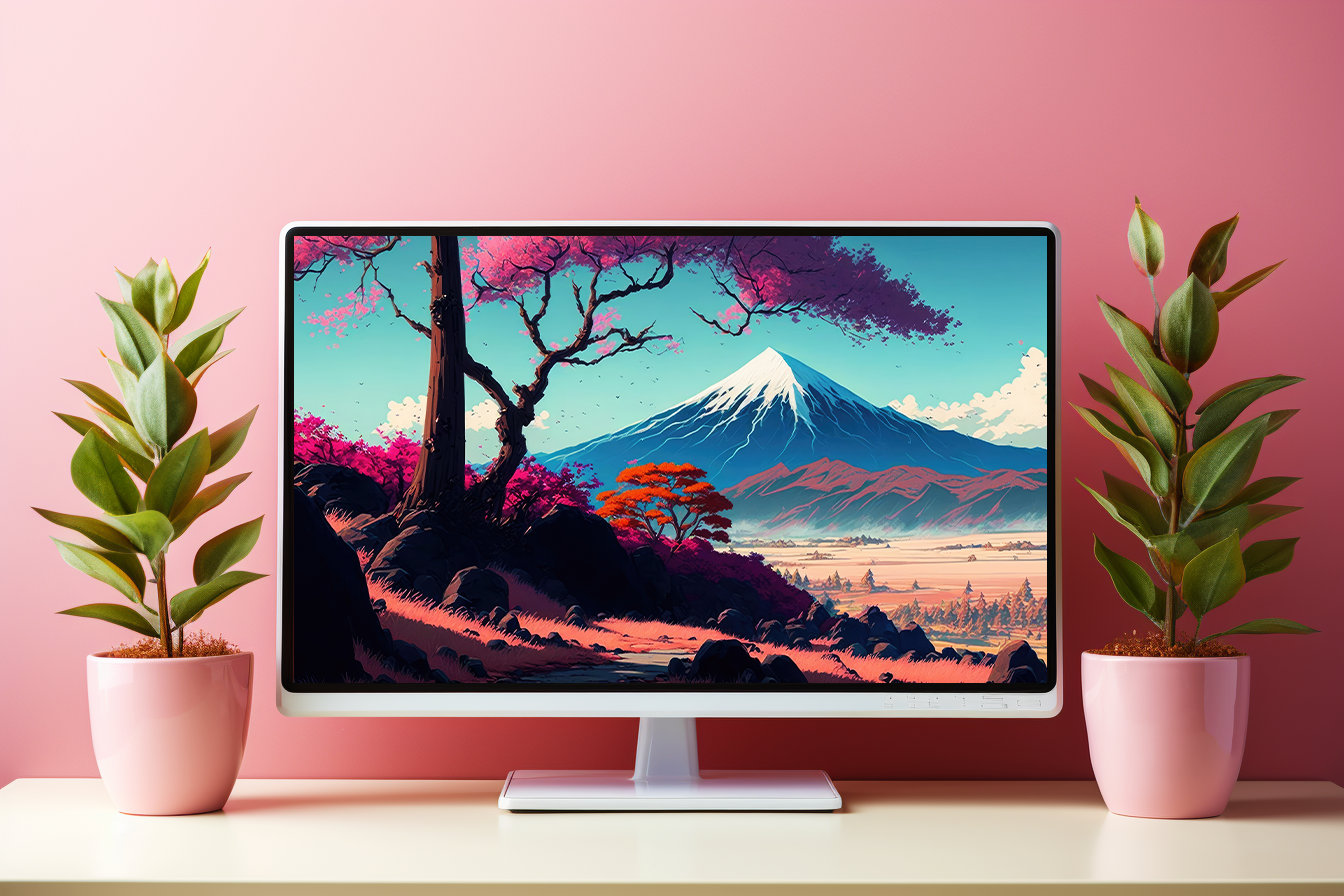 Anime Landscape Desktop Background 8 Digital Download Backgrounds ...