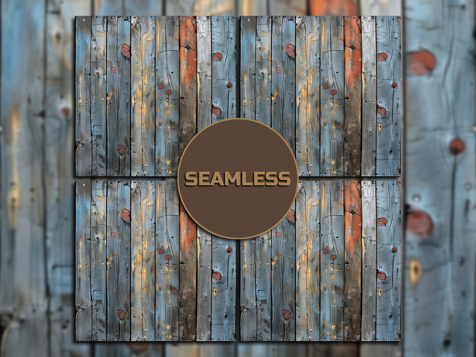 Rustic Wood Seamless Pattern Digital Download Tile Background Country ...