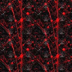 Blood Splatter Seamless Pattern Digital Download Tile Background Horror ...