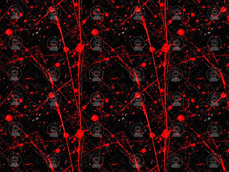 Blood Splatter Seamless Pattern Digital Download Tile Background Horror ...