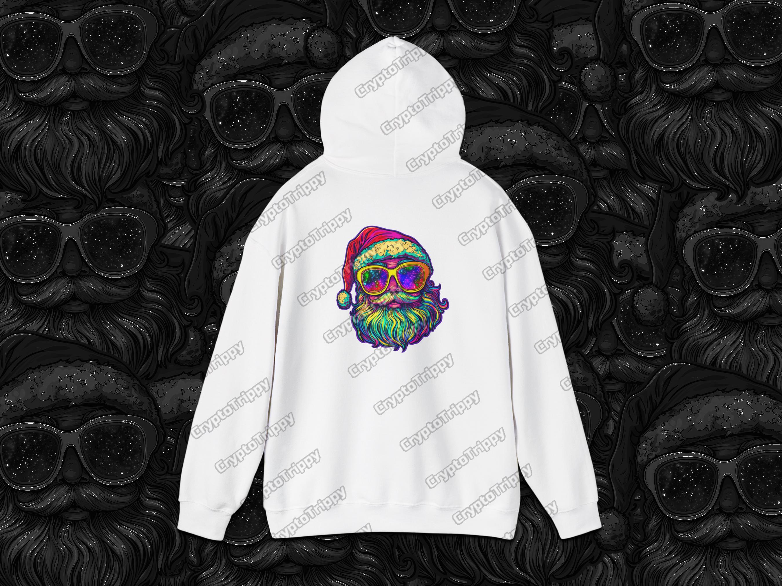 Trippy Santa Digital Download Transparent PNG SVG Psychedelic Santa ...